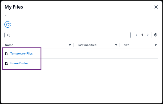 AppStream - How to use My Files to upload, download, and move files – FreeWheel