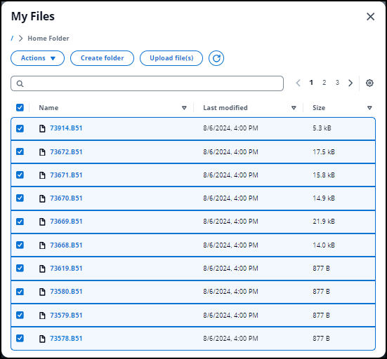 AppStream - How to use My Files to upload, download, and move files ...