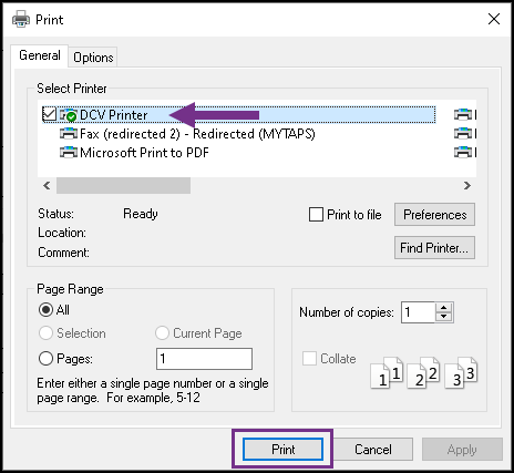 AppStream - How to print to PDF or XPS – FreeWheel