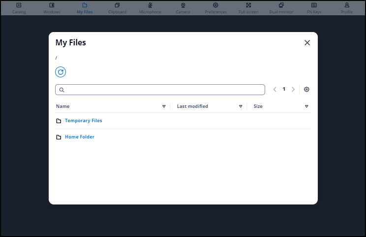 AppStream - How to use My Files to upload, download, and move files – FreeWheel