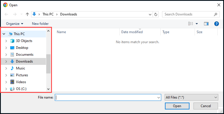 AppStream - How to use My Files to upload, download, and move files ...