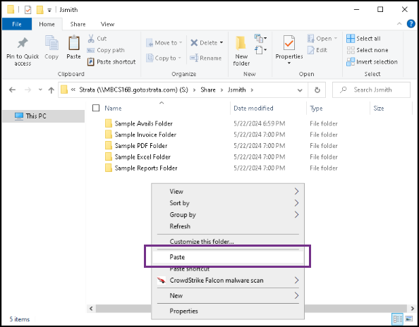 AppStream - How to use My Files to upload, download, and move files ...