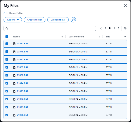 AppStream - How to use My Files to upload, download, and move files ...