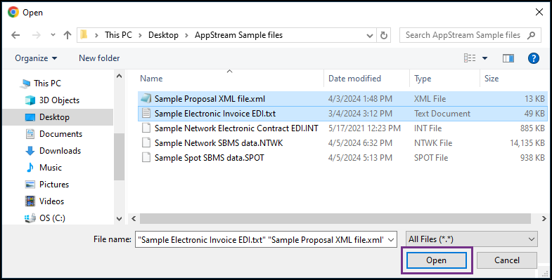 AppStream - How to use My Files to upload, download, and move files ...